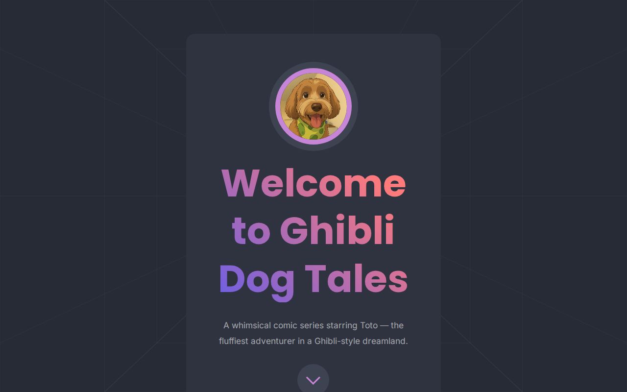 Toto | Ghibli Dog Comics